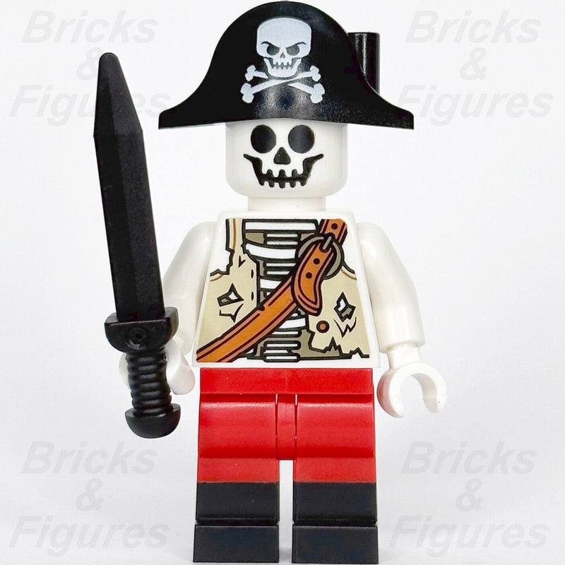 Lego Skeleton Pirate Minifigure Captain Sword Part Build A Minifigure Bricks And Figures